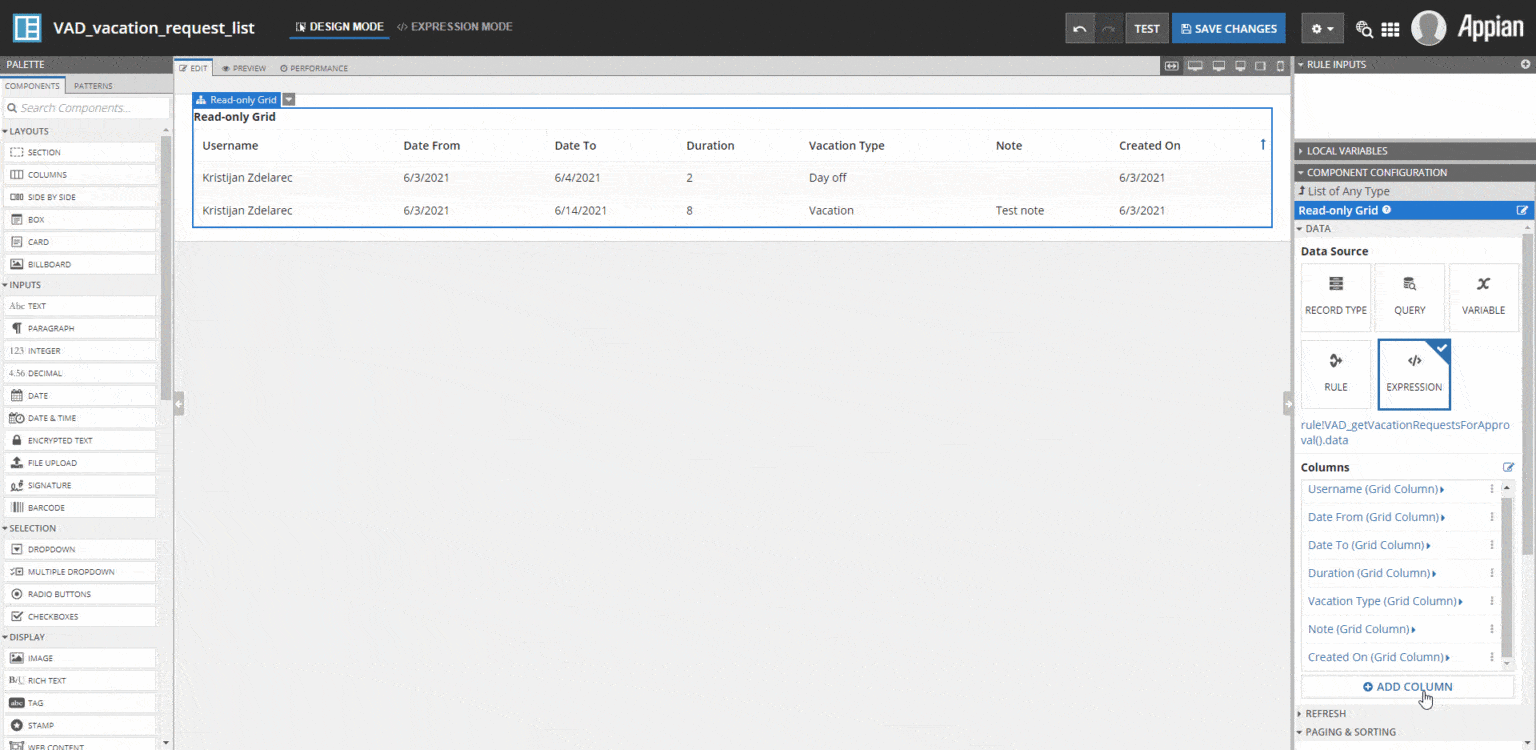 Appian Guide Series: Expression Rules and Grids | Serengeti